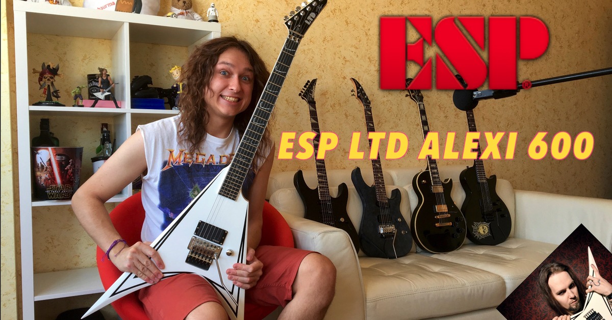 ESP LTD Alexi 600 - Гитарный ОБЗОР (4K) \w/ | Пикабу
