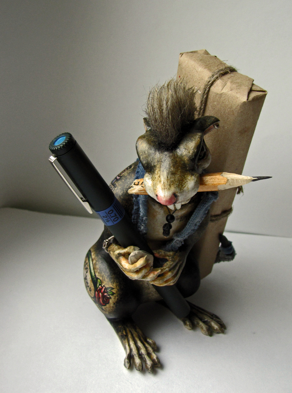 Moscow Rat. Зверек-помощник художника. | Пикабу