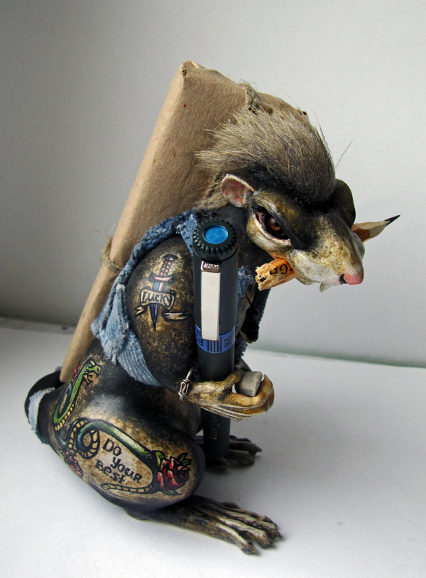 Moscow Rat. Зверек-помощник художника. | Пикабу