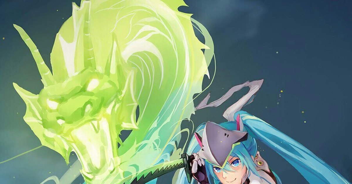 Overwatch Miku | Пикабу