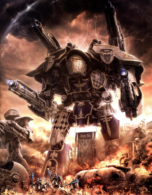 Войска Ереси: пси-титан "Полководец-Синистер" Ордо Синистер | Пикабу