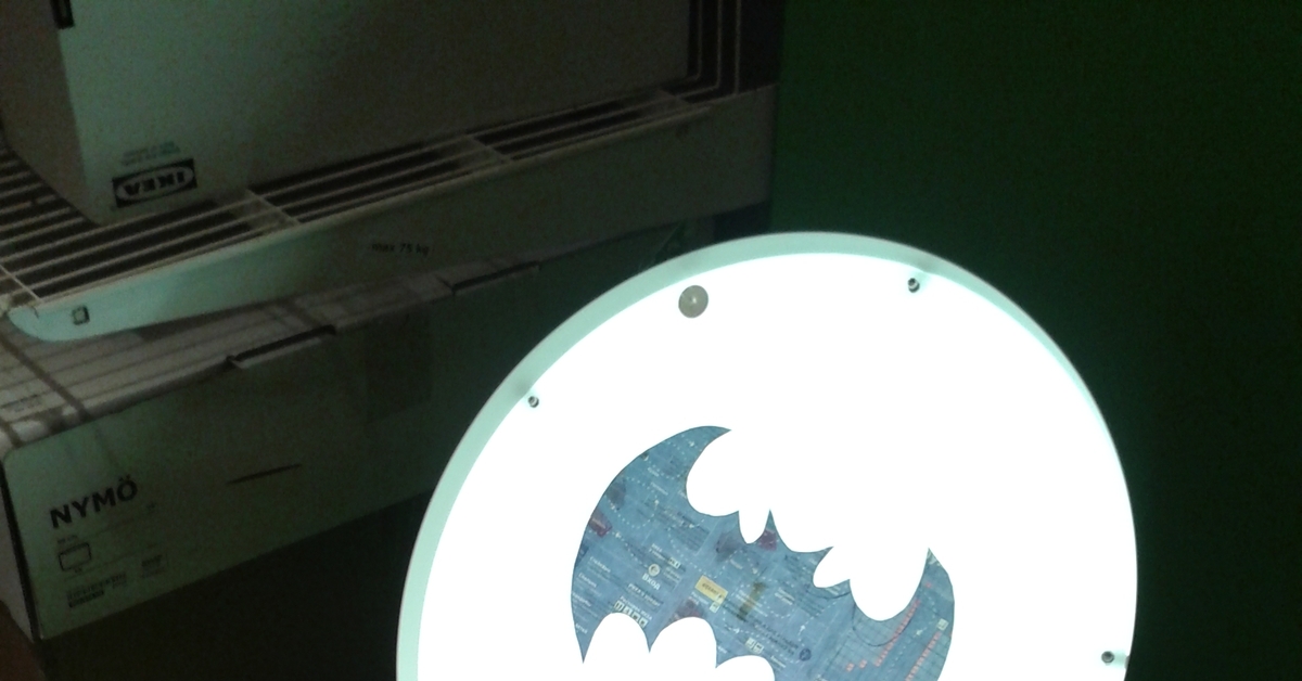 Бэт-сигнал из Икеи | Пикабу