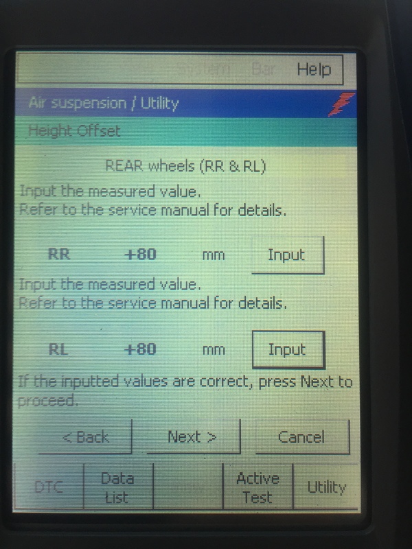 Регулировка пневмоподвески Toyota/Lexus с помощью Toyota Intelligent ...