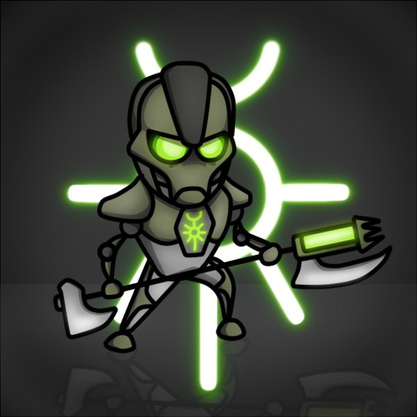 Carbot style W40K Necrons | Пикабу