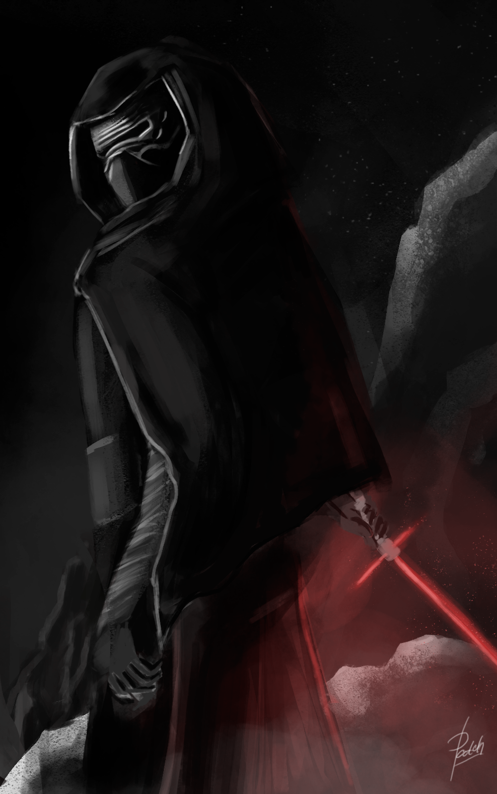 Kylo Ren Fan Art Пикабу