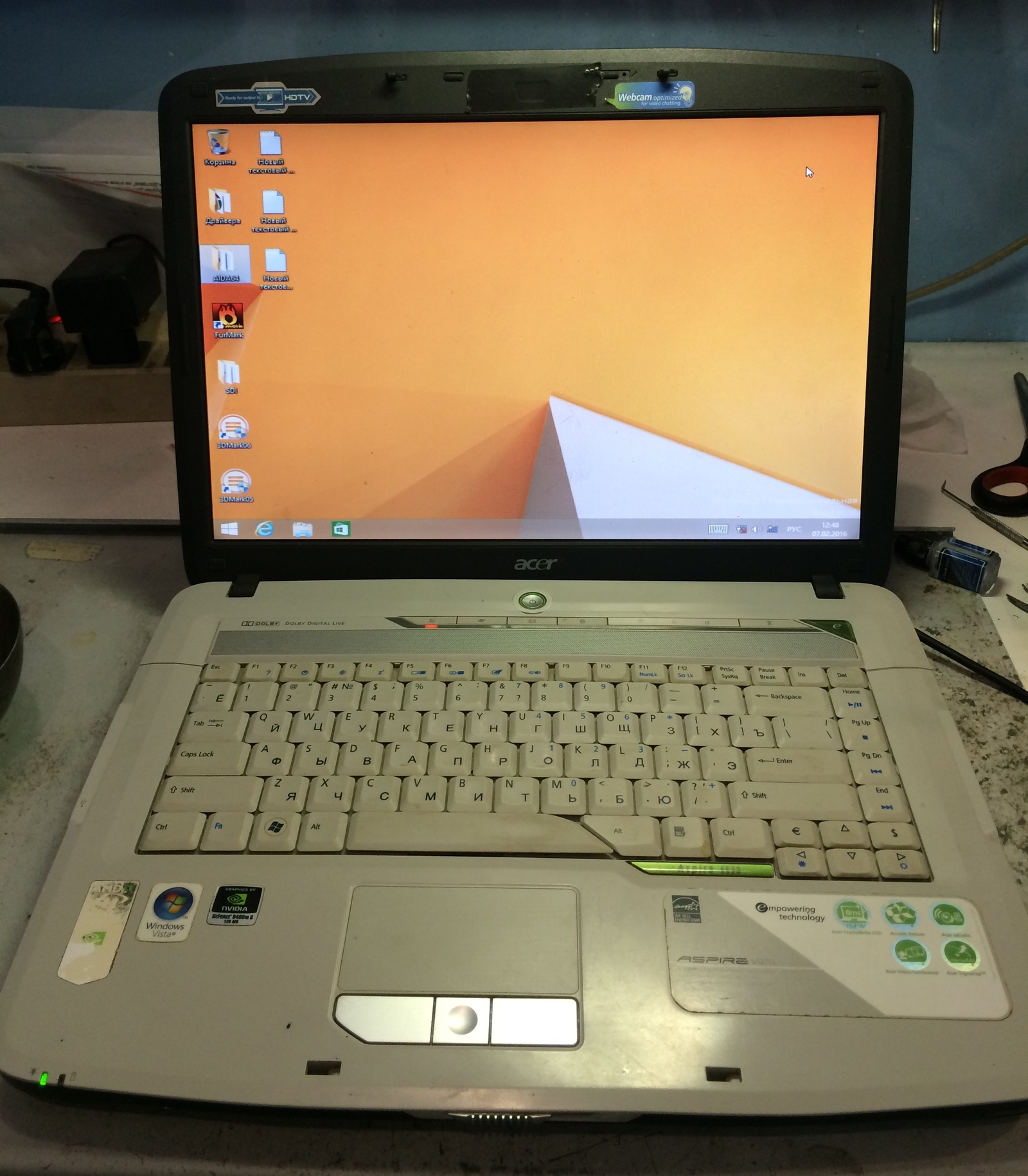 Ремонт Acer Aspire 5520G | Пикабу