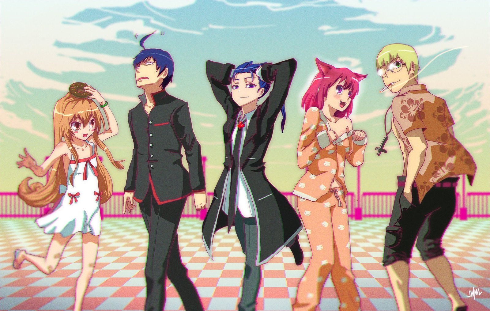 Monogatari art | Пикабу