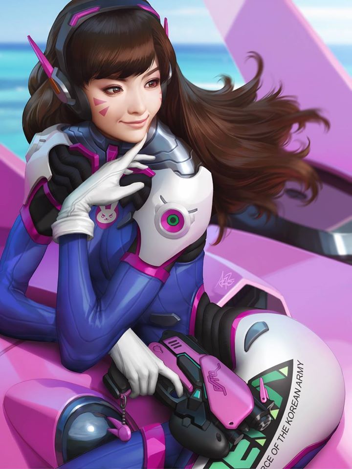D.VA by Artgerm | Пикабу