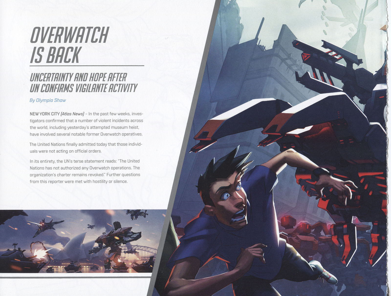 Overwatch Visual Source Book. Часть 1 (страницы с 1 по 23) | Пикабу