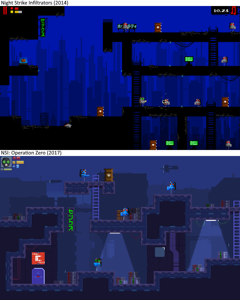 NSI: Operation Zero - стелсом платформер не испортишь | Пикабу