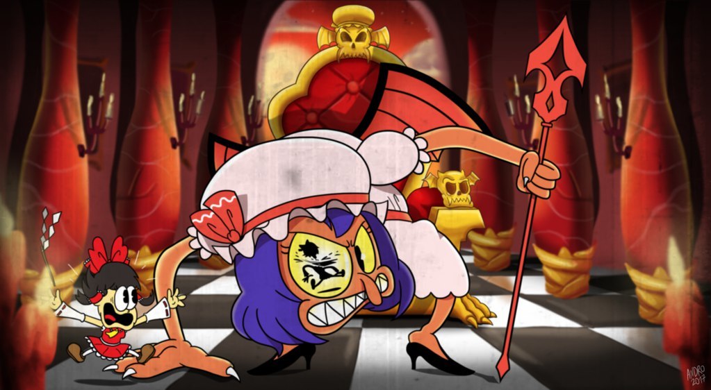 Cuphead in anime by Andro Juniarto | Пикабу