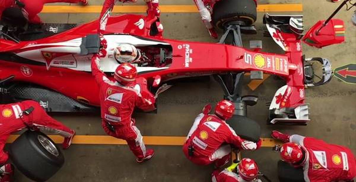 Scuderia Ferrari pit stop | Пикабу