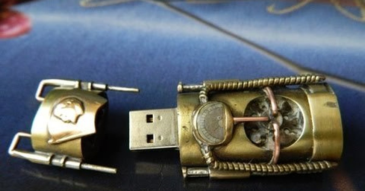 Steampunk Usb flash drive "ERA" - 16 Gb | Пикабу