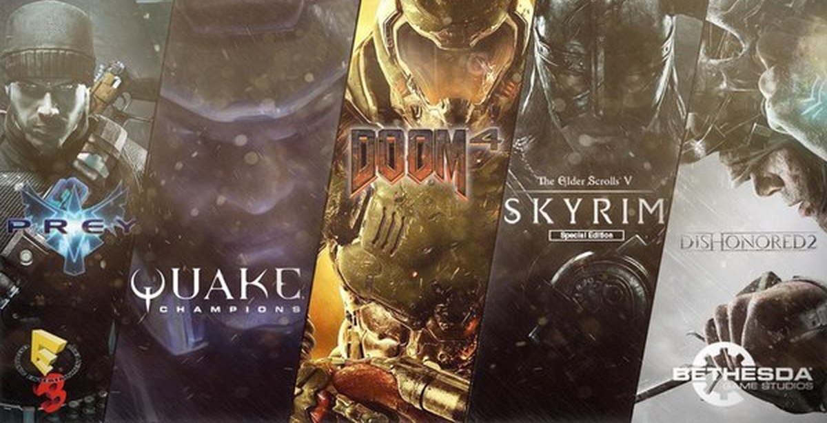 Все игровые трейлеры компании Bethesda с E3 2016 | Пикабу