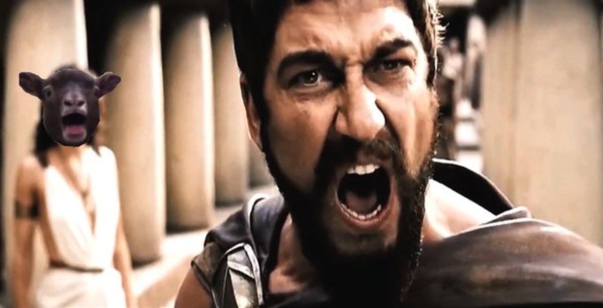 This is Sparta (Goat Edition) | Пикабу