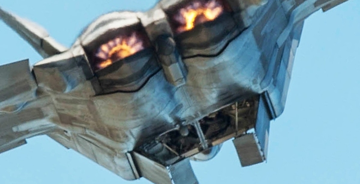 USAF 4K - F-15, F-16, F-22, F-35 | Пикабу